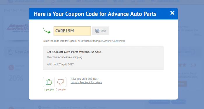 Advance Auto Parts Promo Code 2021 | 50% OFF | DiscountReactor