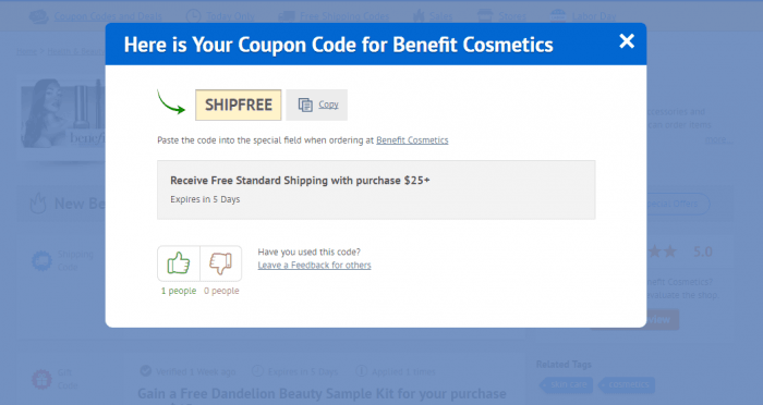 Benefit Cosmetics Promo Code 2021 | 50% OFF | DiscountReactor