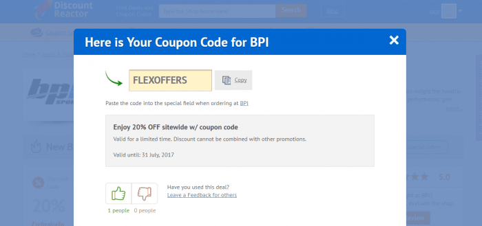 BPI Sports Coupon Code 2022 | $10 OFF | DiscountReactor