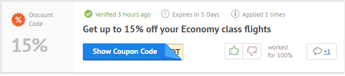 Emirates Promo Code 2021 | Up to $50 OFF | DiscountReactor