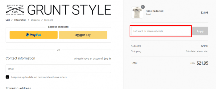 Grunt Style Promo Codes - 25% OFF in April 2024