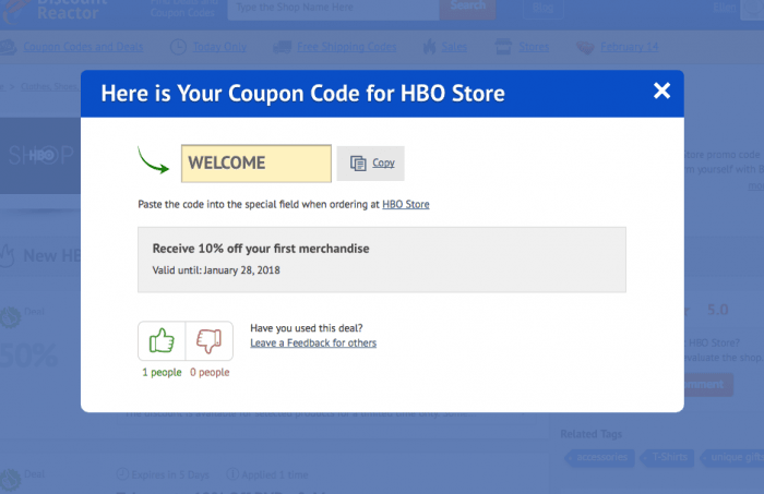 HBO Store Promo Codes - 15% OFF in April 2024