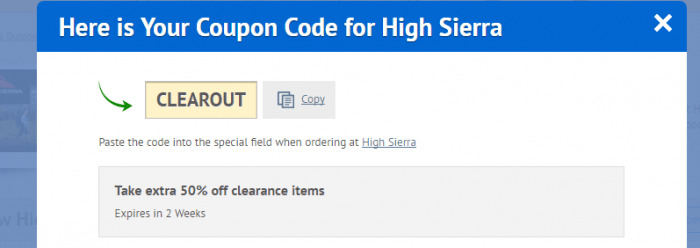 High Sierra Coupon Code 2021 | 50% OFF | DiscountReactor