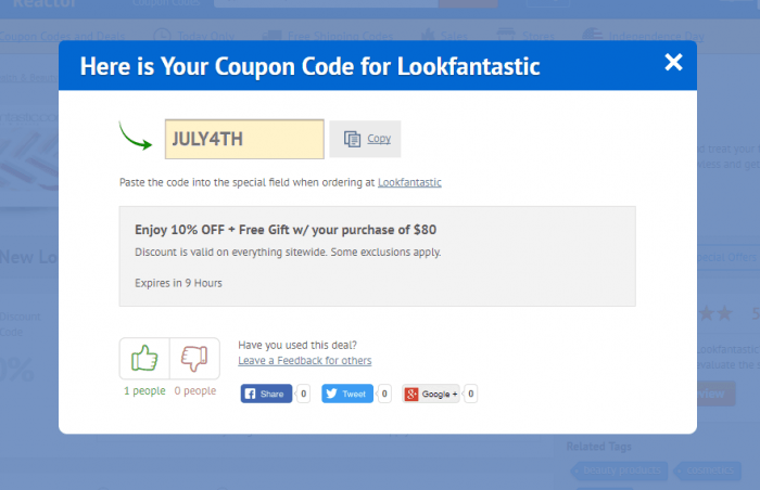 Lookfantastic Coupon Code 2022 | Up to $15 OFF | DiscountReactor