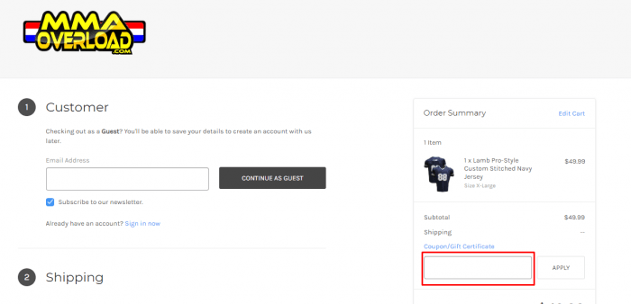 MMA Overload Promo Codes - 20% OFF in April 2024