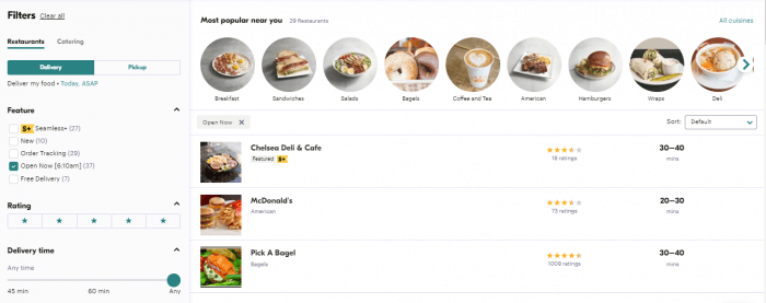 Seamless Promo Codes - $15 OFF Coupon in January 2024